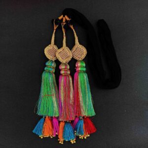 Red Gold Paranda with step design - muteyaar.com