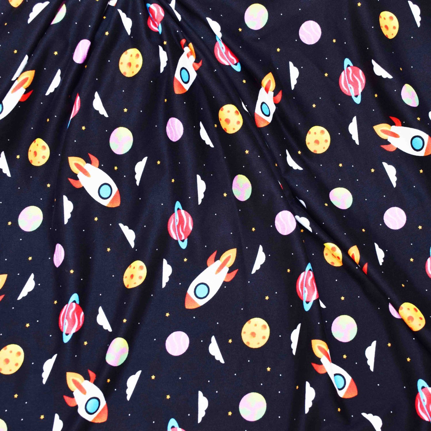Black Skin Friendly Cotton Hosiery Fabric HF059 - muteyaar.com